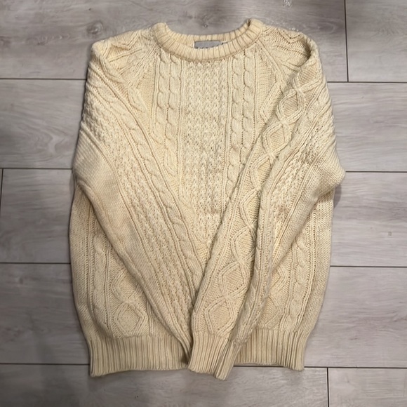 McGregor | Sweaters | Vintage Mcgregor Fishermans Sweater In Butter ...